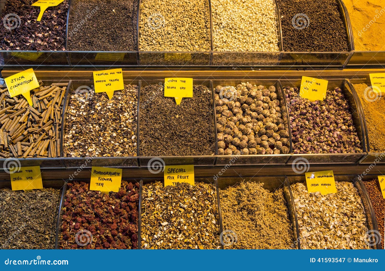 Grand Bazaar Tea Shops in Istanbul Stock Image - Image of bargain, lamp ...
