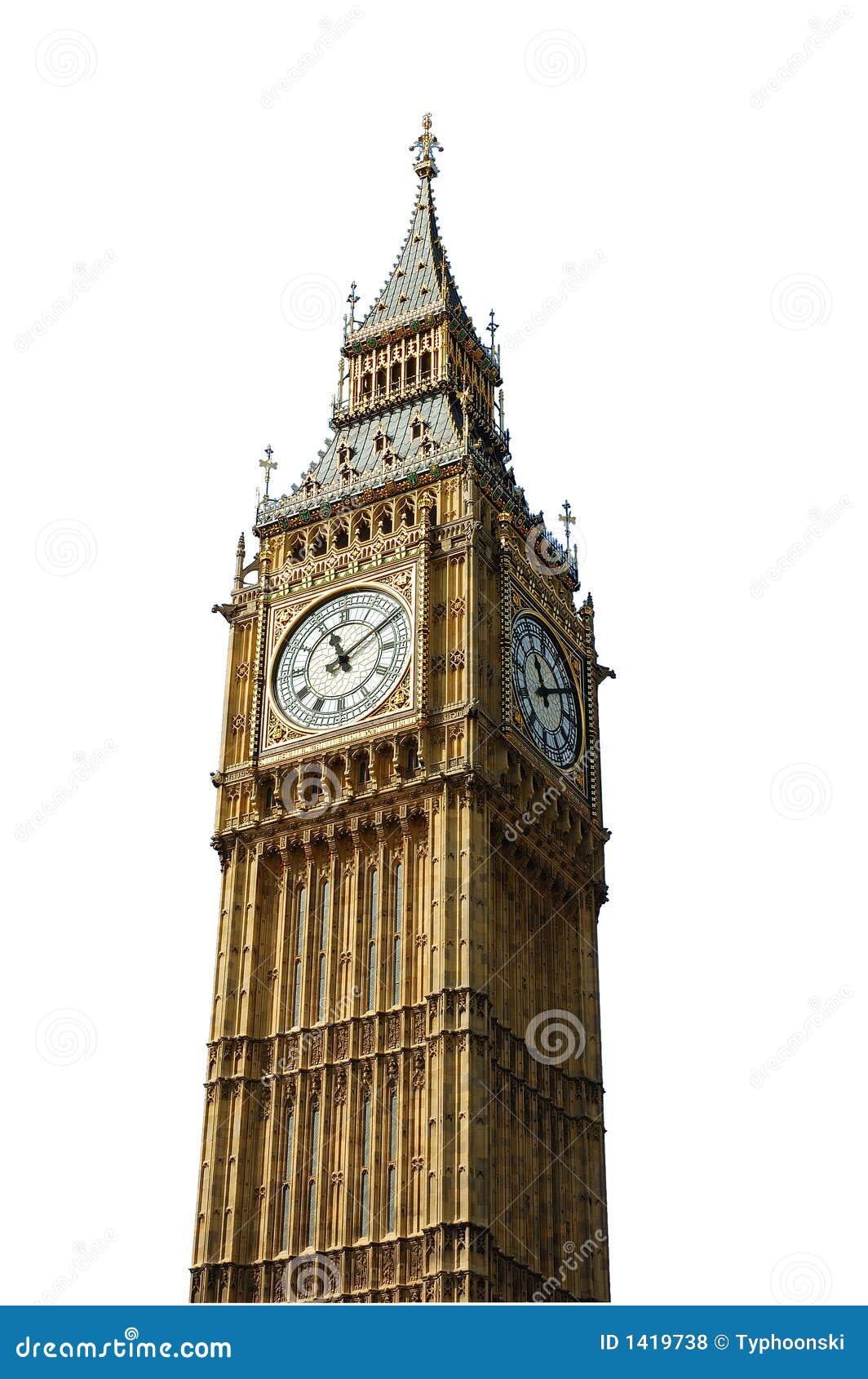 Grand Ben Londres photo stock. Image du tourisme, parlement - 1419738