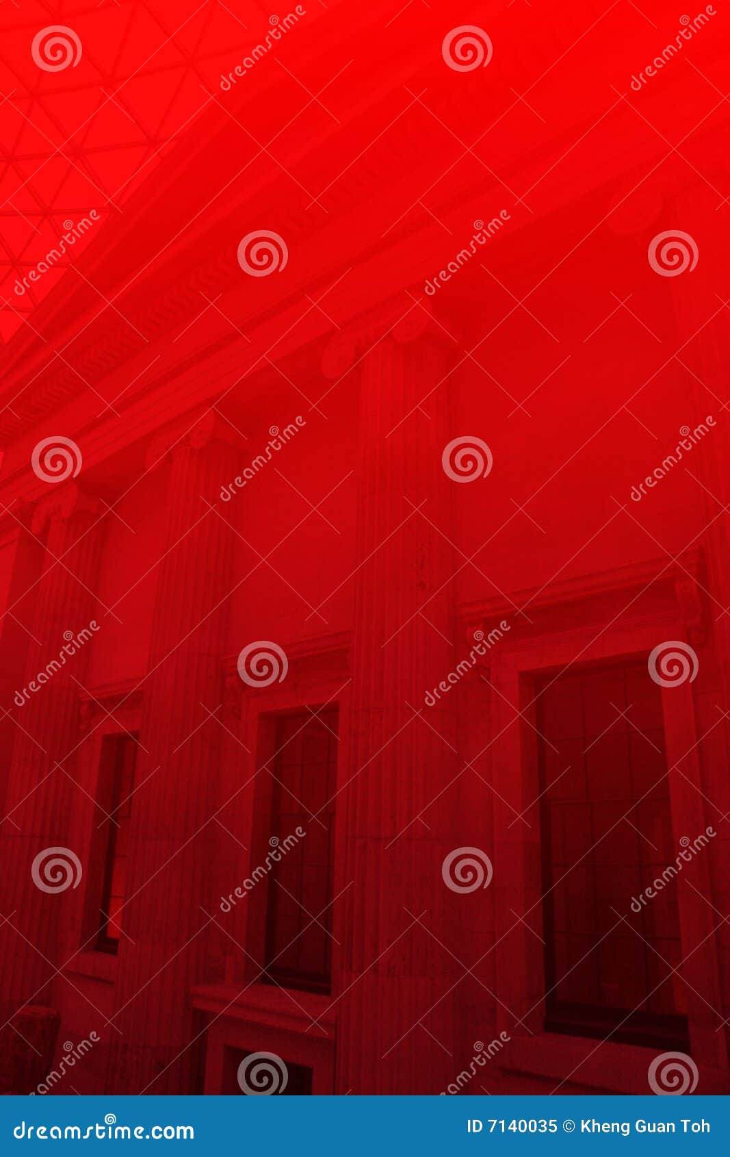 Grand Building With Pillars Stock Illustration | CartoonDealer.com #6140071