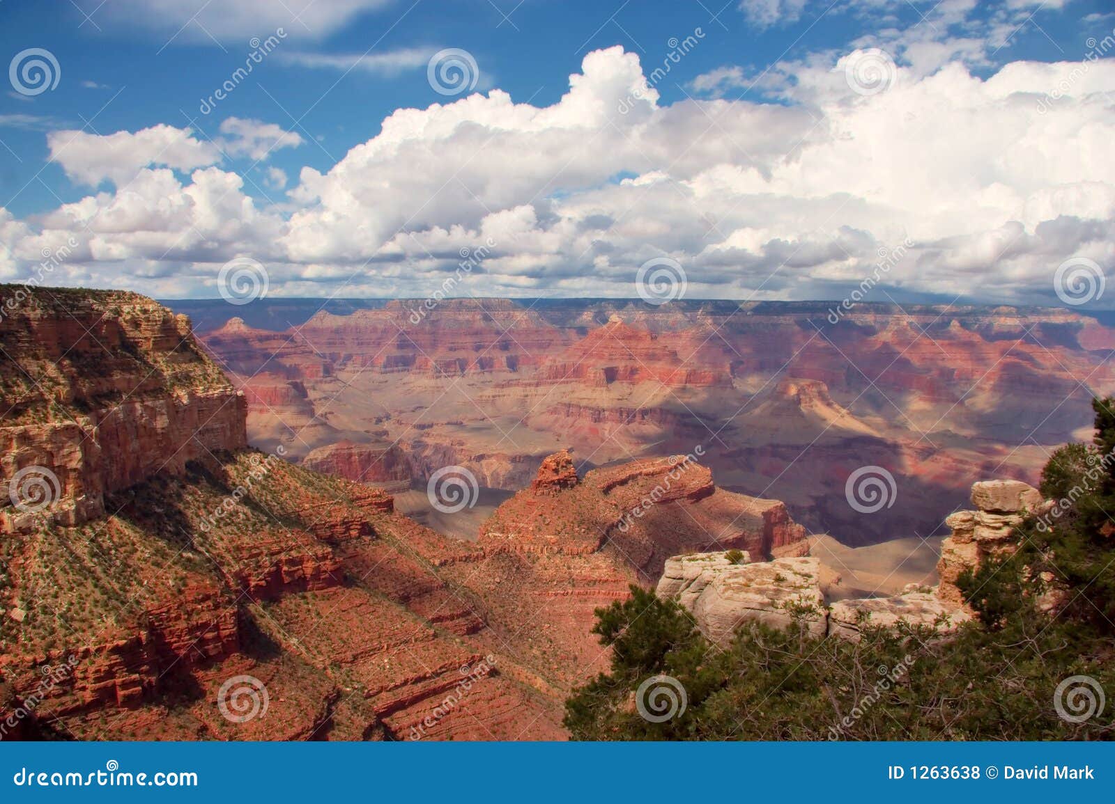 Grand Canyon stock photo. Image of nature, vacation, clouds - 1263638