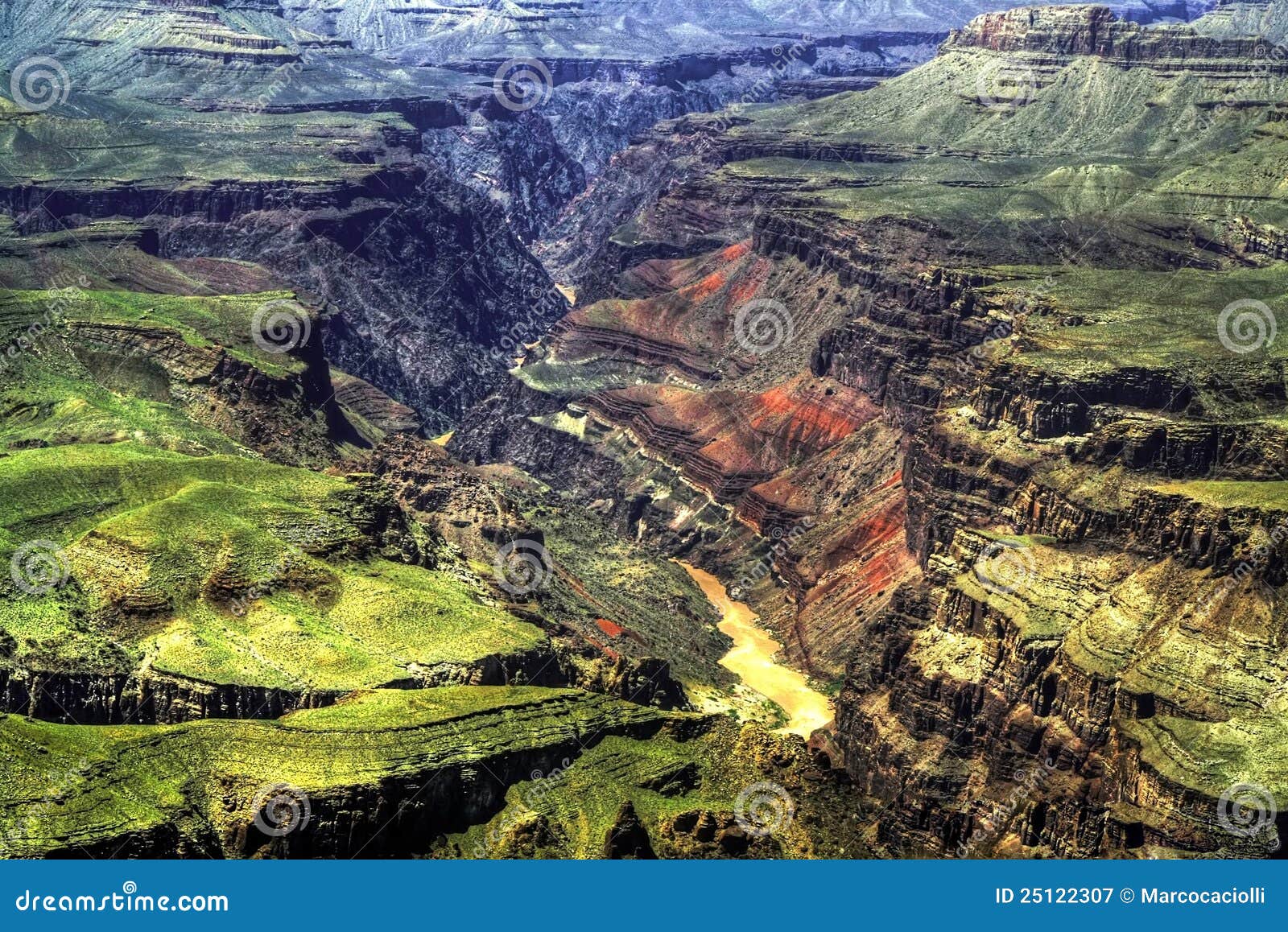 Grand Canyon stock image. Image of river, colors, canyoning - 25122307