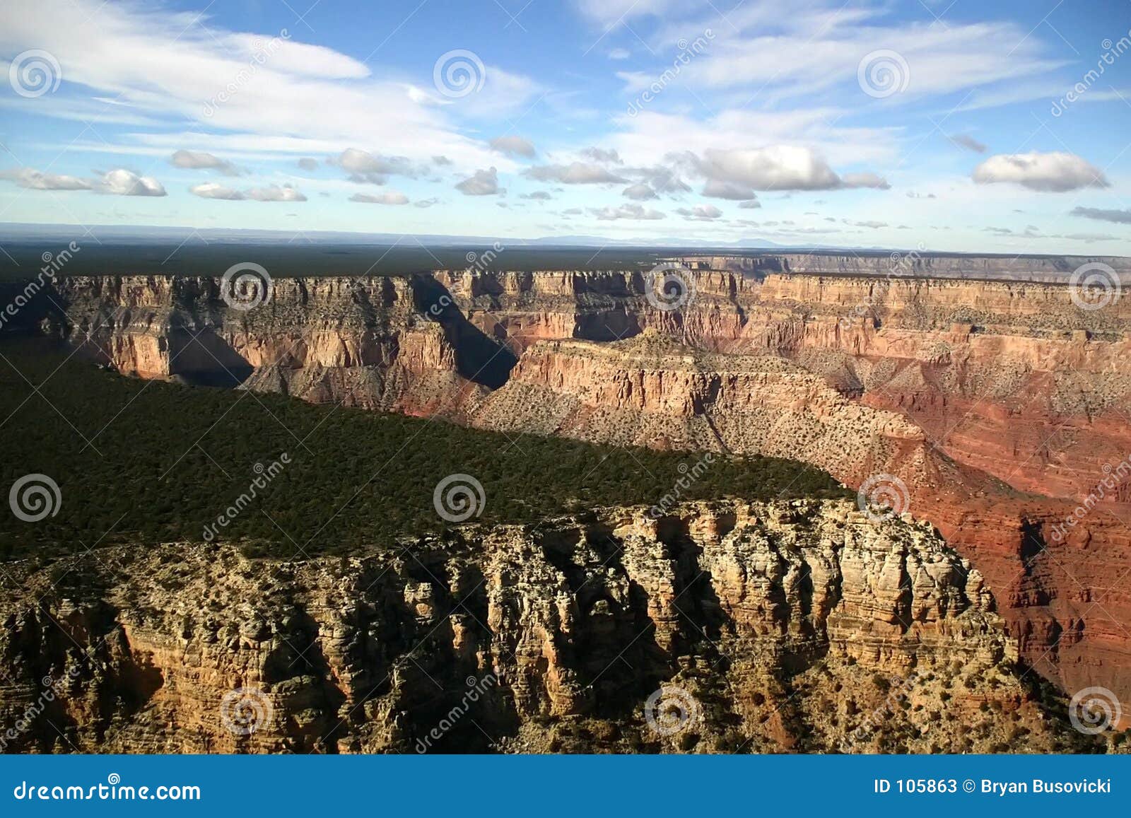 Grand Canyon Aerial stock image. Image of plain, grand - 105863
