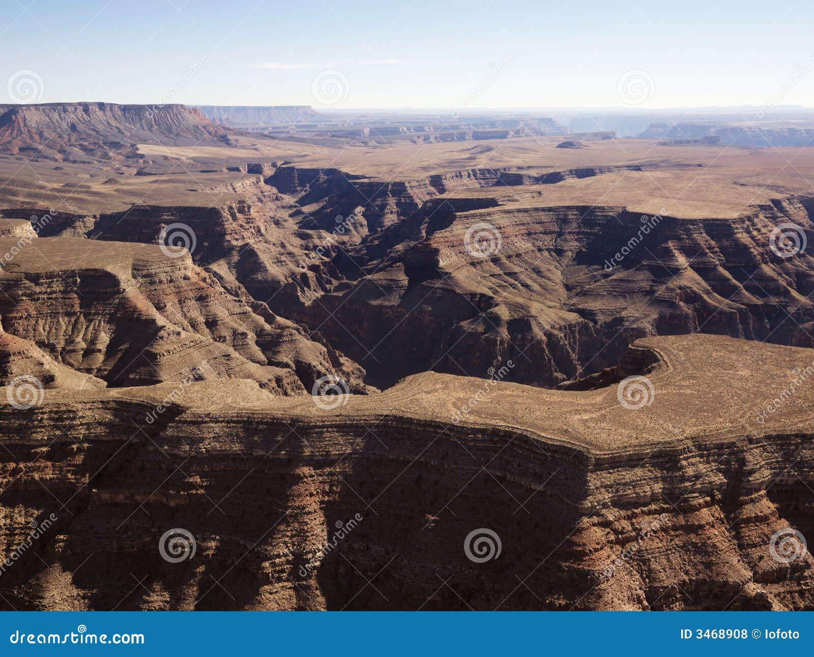 Grand Canyon aerial. stock photo. Image of geography, outdoors - 3468908