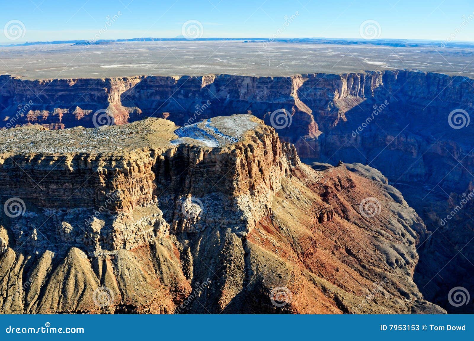 Grand Canyon aerial view stock image. Image of position - 7953153