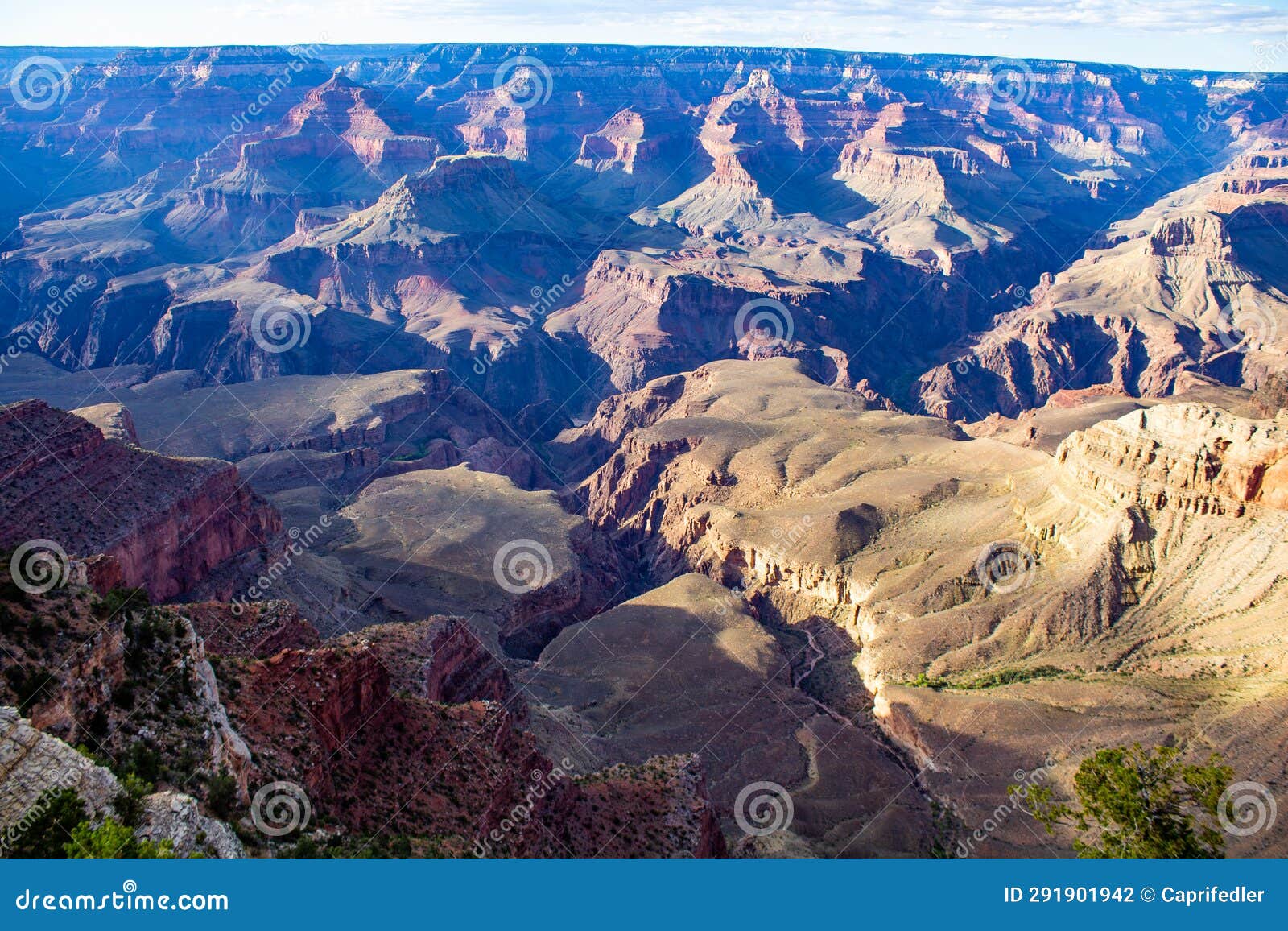 Grand Canyon Deep Grooves Carved into Earth Stock Photo - Image of ...