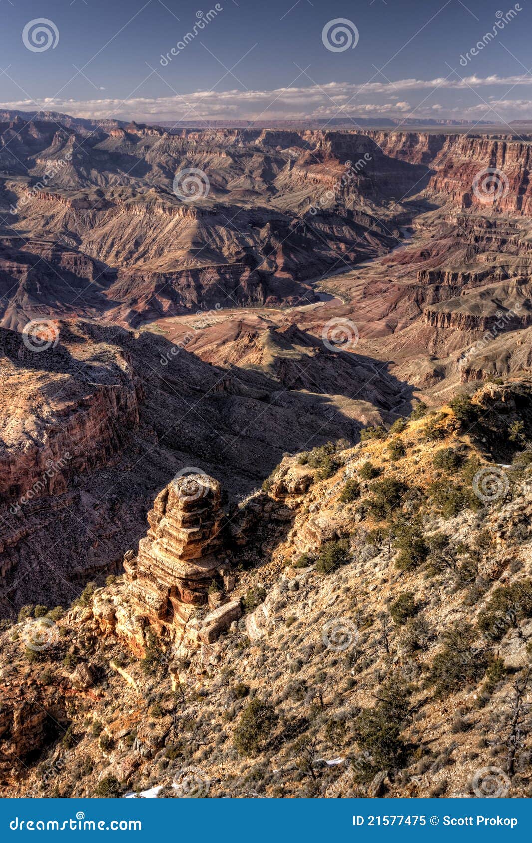 Grand Canyon from Desert View Point Stock Image - Image of landscape ...