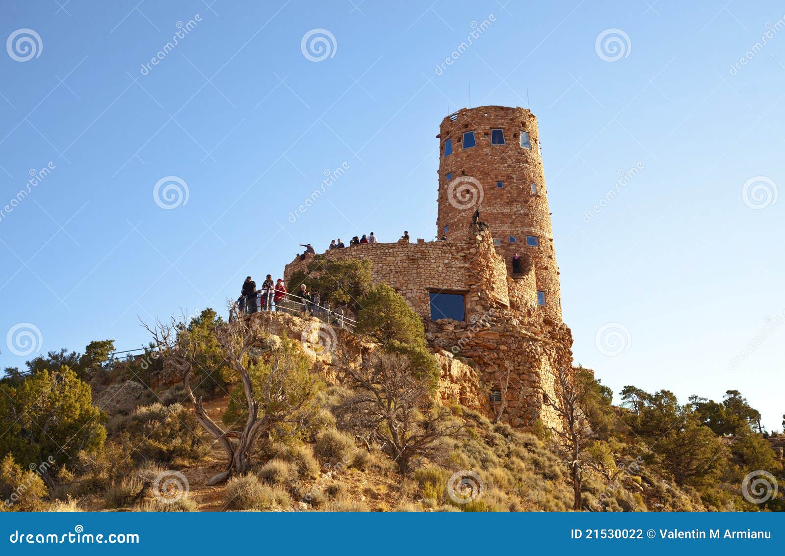 Desert View Watchtower, Or Indian Watchtower At Desert View, South Rim ...