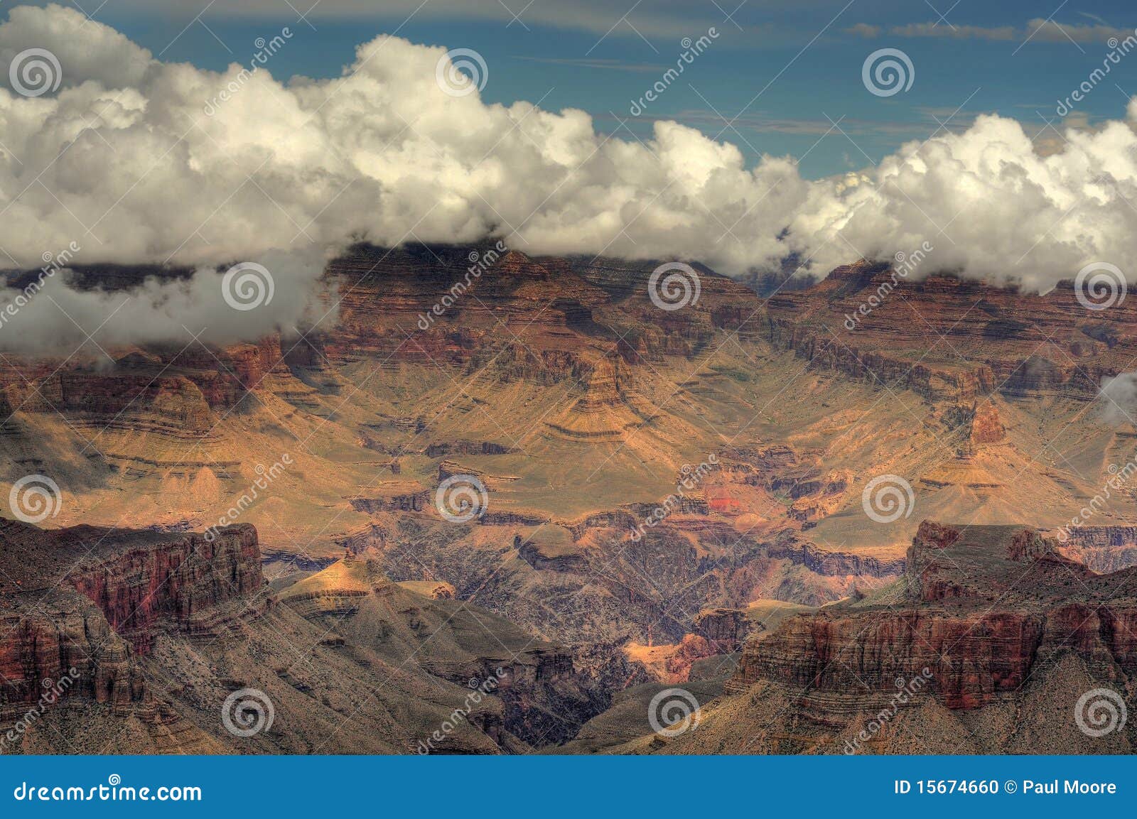 Grand Canyon Fog stock photo. Image of buttes, layers - 15674660