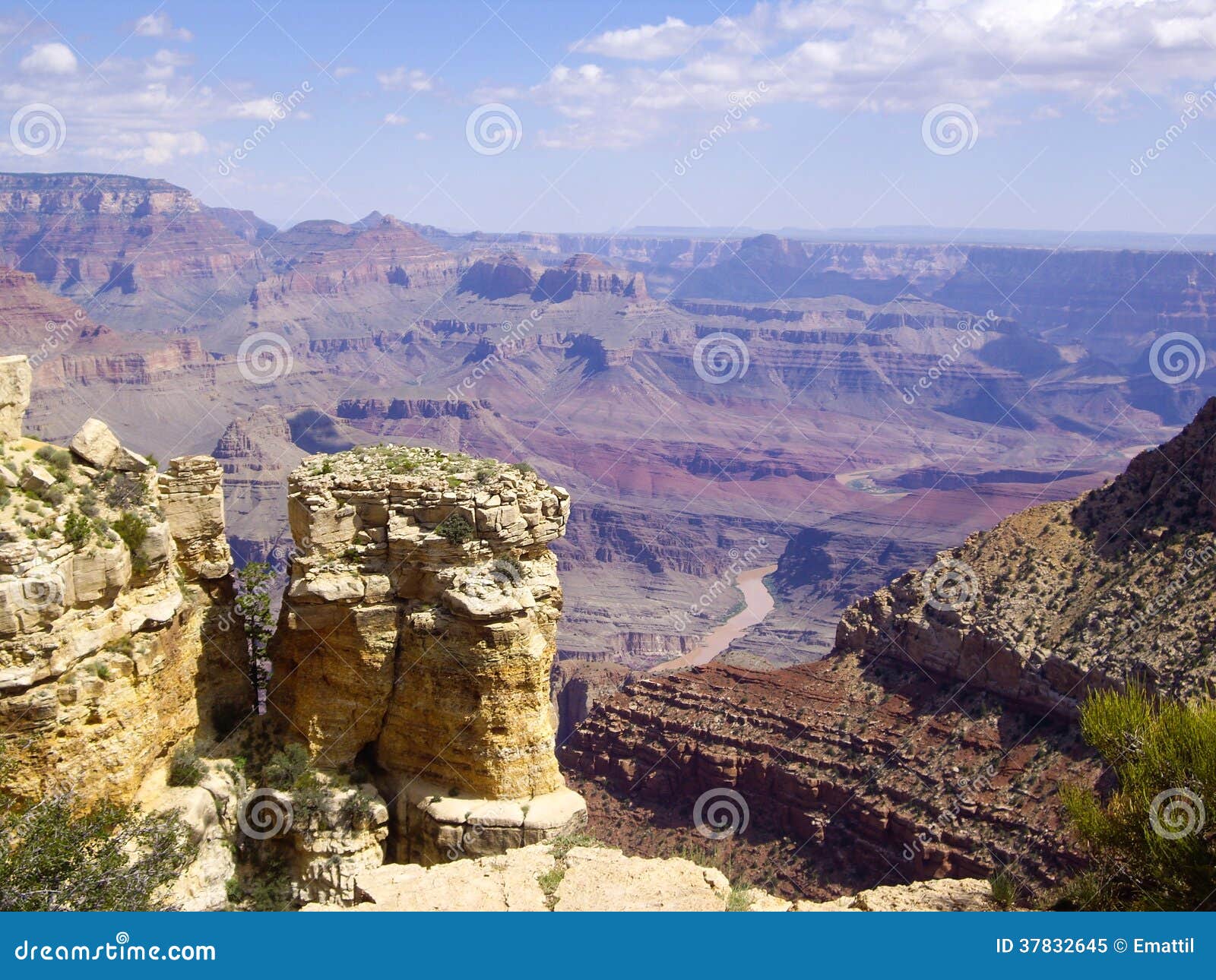 Grand Canyon Geology stock image. Image of clouds, weathered - 37832645