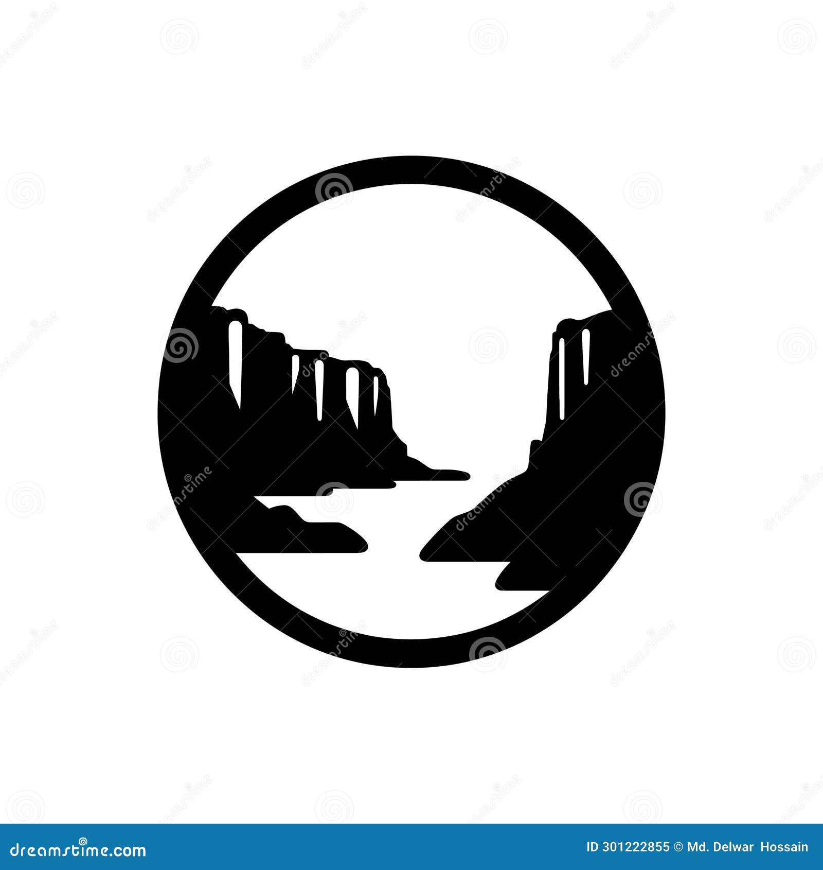 Grand Canyon icon stock illustration. Illustration of natural - 301222855