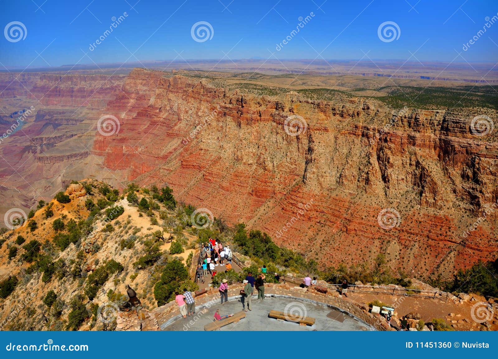 Grand Canyon Lookout stock photo. Image of scenic, horizon - 11451360