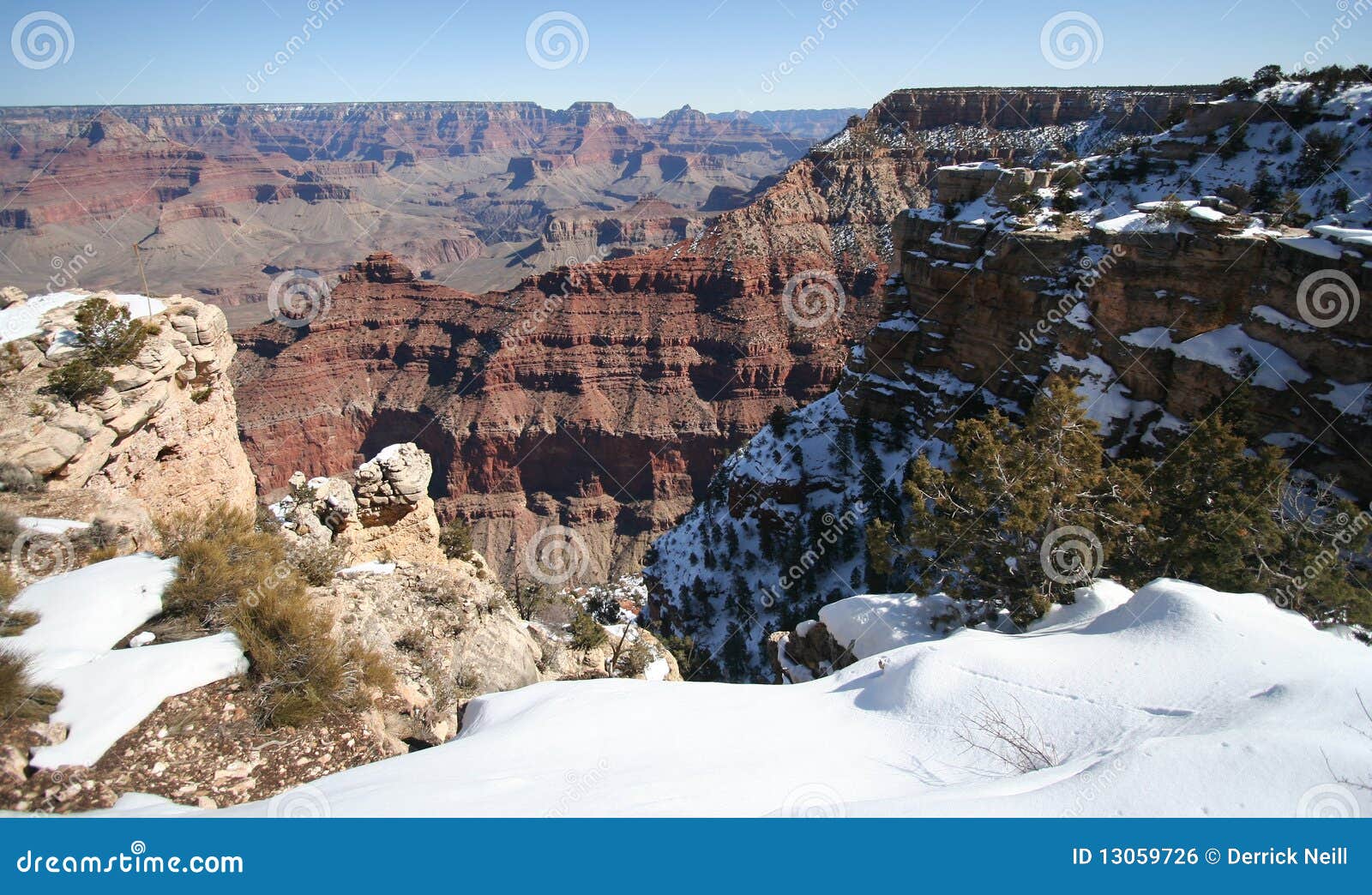 The Grand Canyon from Mather Point in Arizona Stock Photo - Image of ...