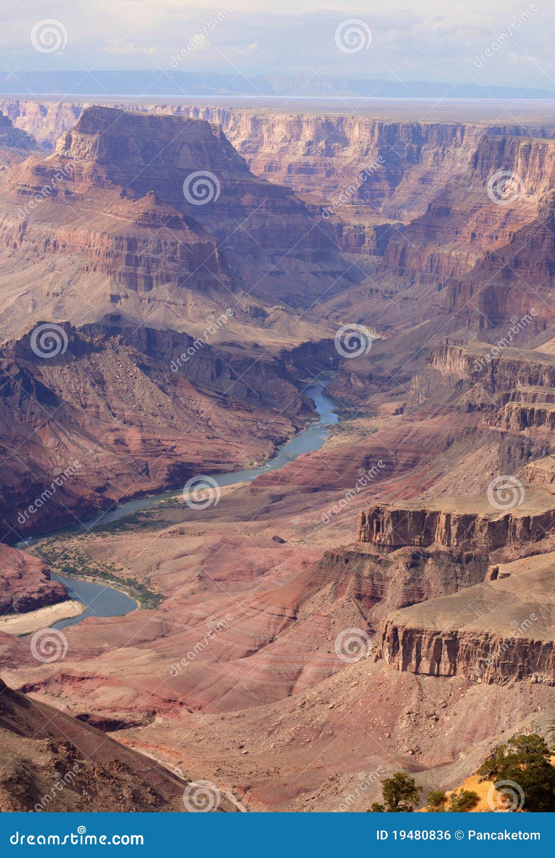 Grand Canyon river view stock photo. Image of gorge, rocky - 19480836