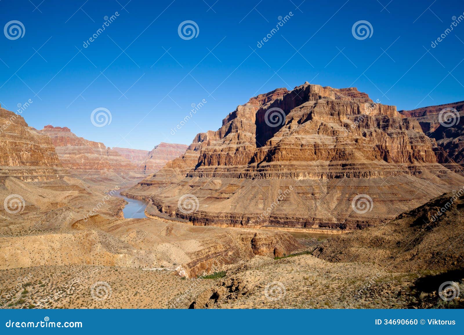 Grand Canyon Rocks stock photo. Image of outdoors, water - 34690660