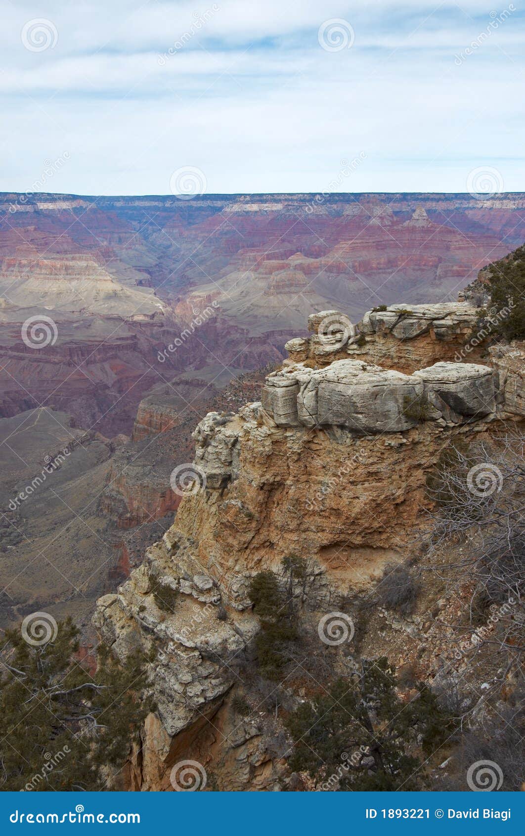 Grand Canyon Scenic Overlook Stock Image - Image of travel, tourism ...