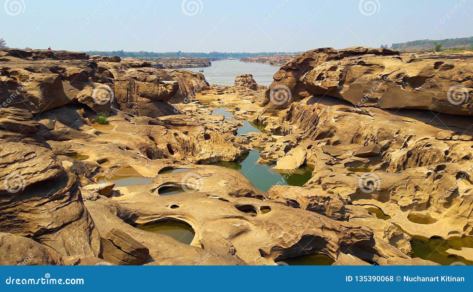 Grand Canyon Thailand. Sam Phan Bok Stock Photo - Image of landscape ...