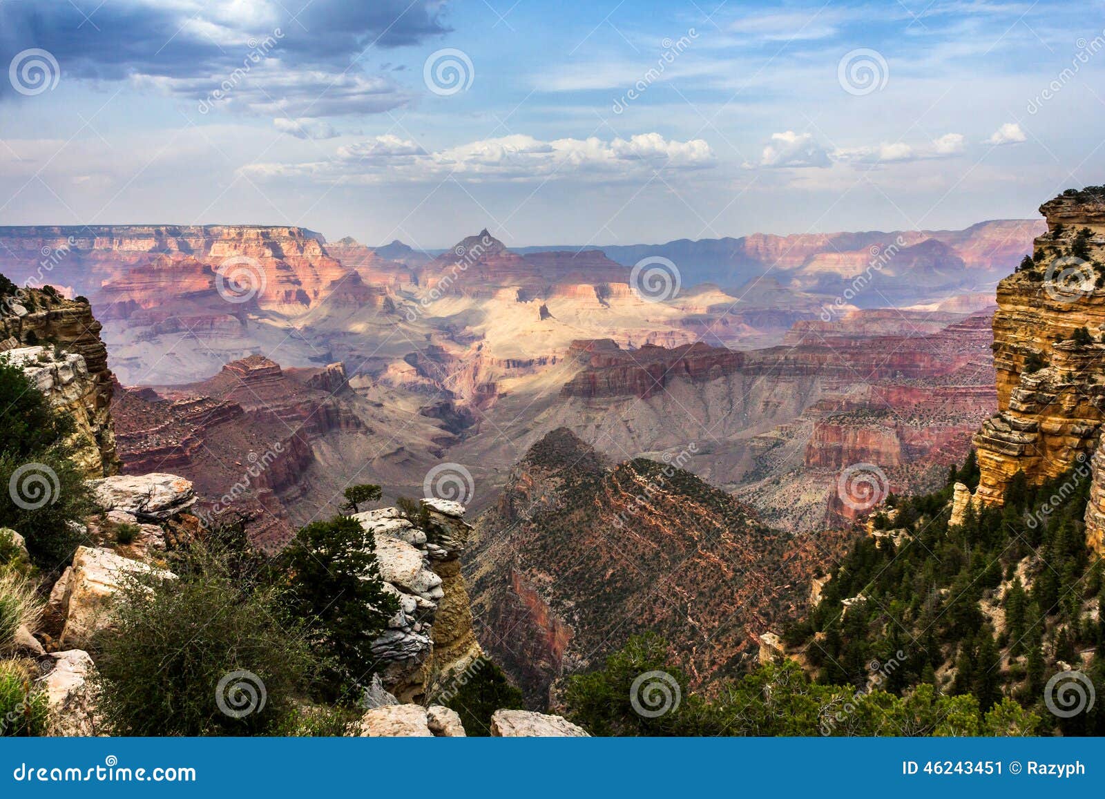 Grand Canyon view stock image. Image of massive, valley - 46243451