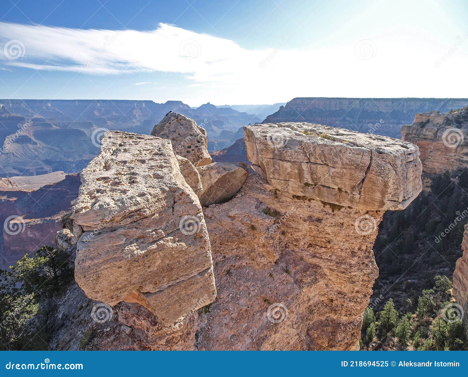 The Grand Canyon. Views of the Canyon, the Landscape and Nature Stock ...