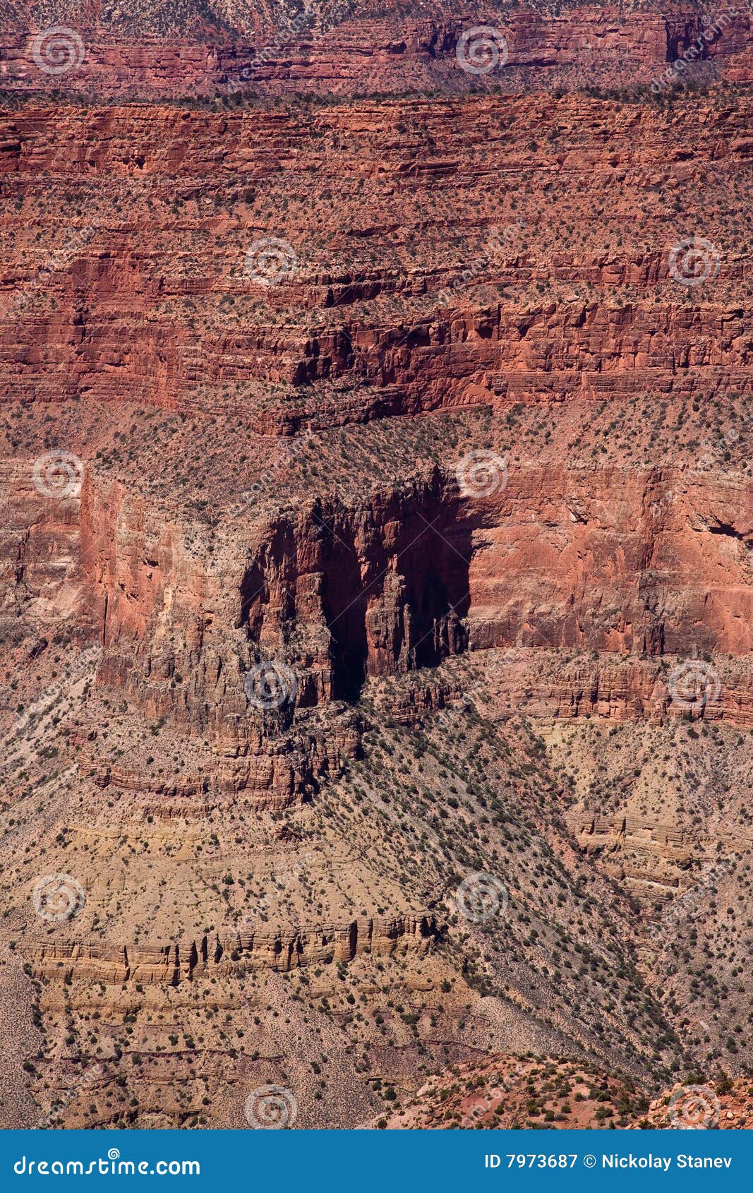 Grand Canyon Wall stock image. Image of arizona, aerial - 7973687