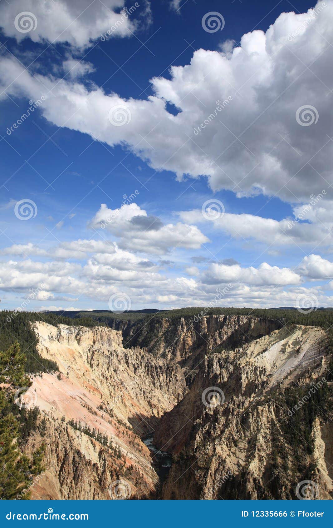 Grand Canyon of Yellowstone Stock Photo - Image of destination ...