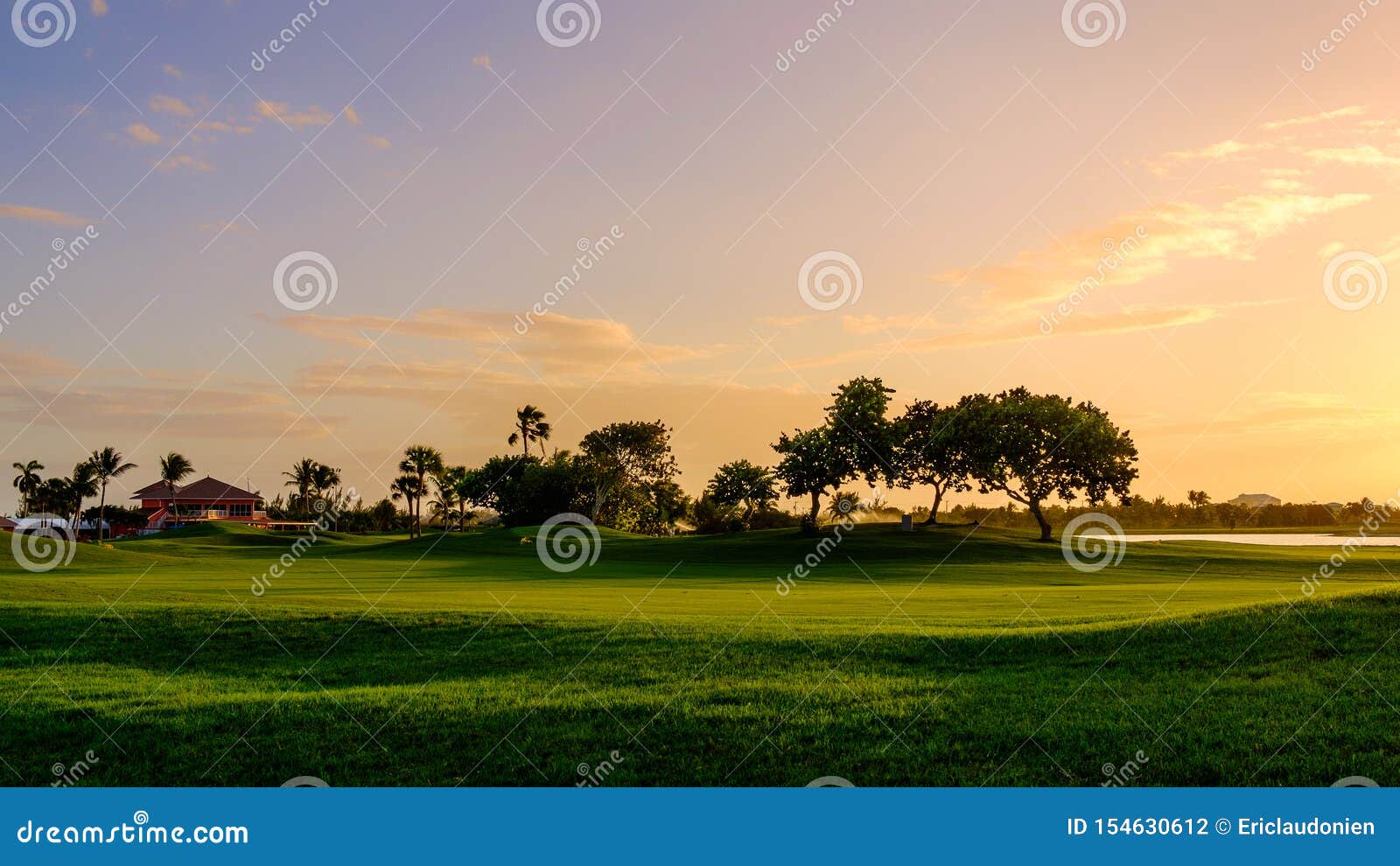 Grand Cayman-Golf Course 13 Editorial Photography - Image of sunset ...