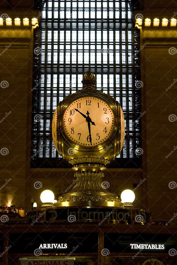 Grand Central Clock stock image. Image of central, station - 7350953