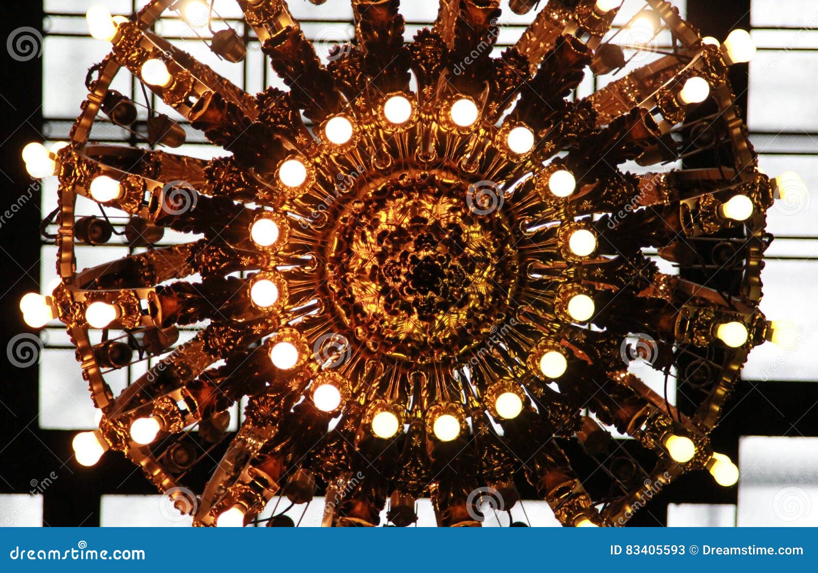 Grand Central's Station Light Fixtures Stock Photos - Free & Royalty ...