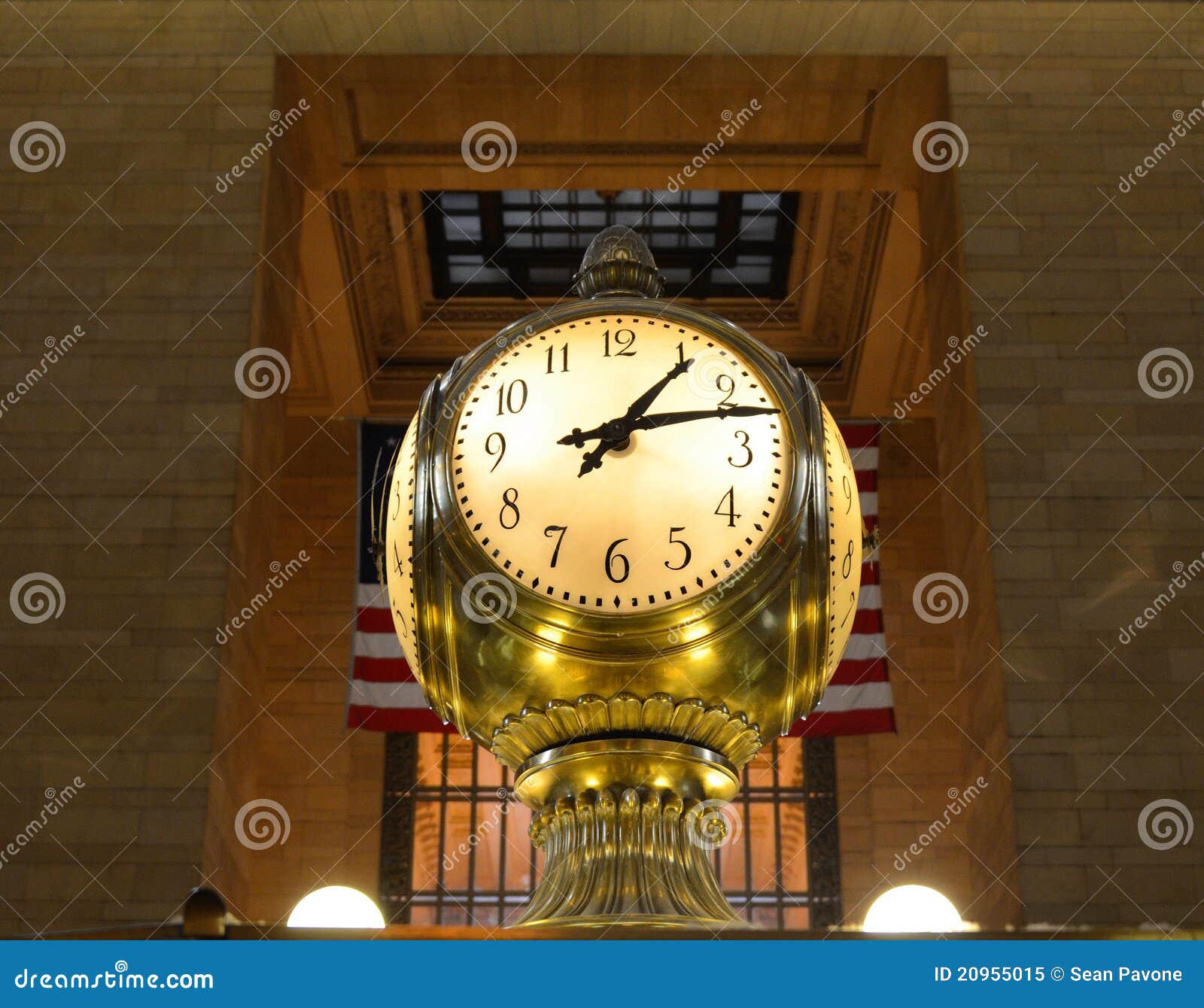 Grand Central Terminal Clock Stock Image - Image of vintage, fashioned ...