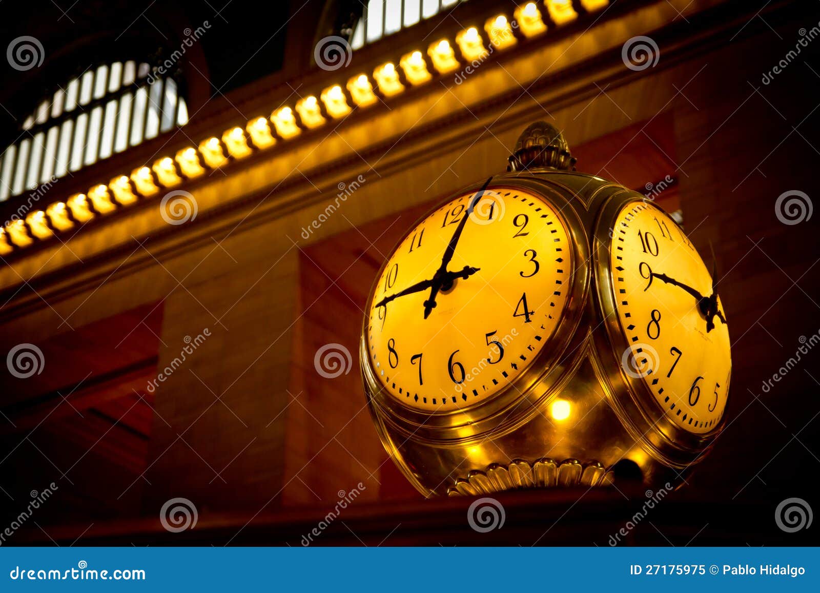 Grand Central Terminal Clock, New York, USA. Stock Image - Image of ...