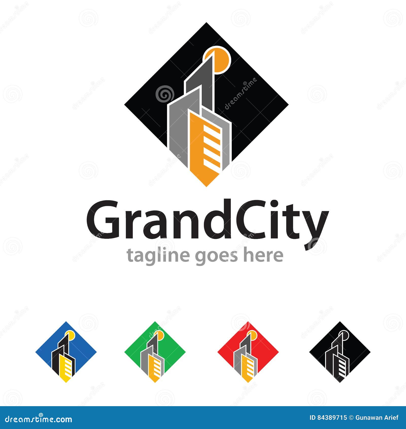 Grand City Logo Template Design Vector Stock Vector - Illustration of ...