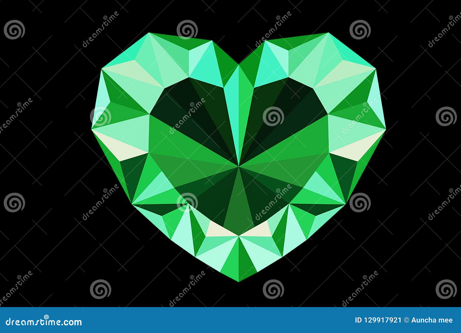 Grand coeur illustration stock. Illustration du mariage - 129917921