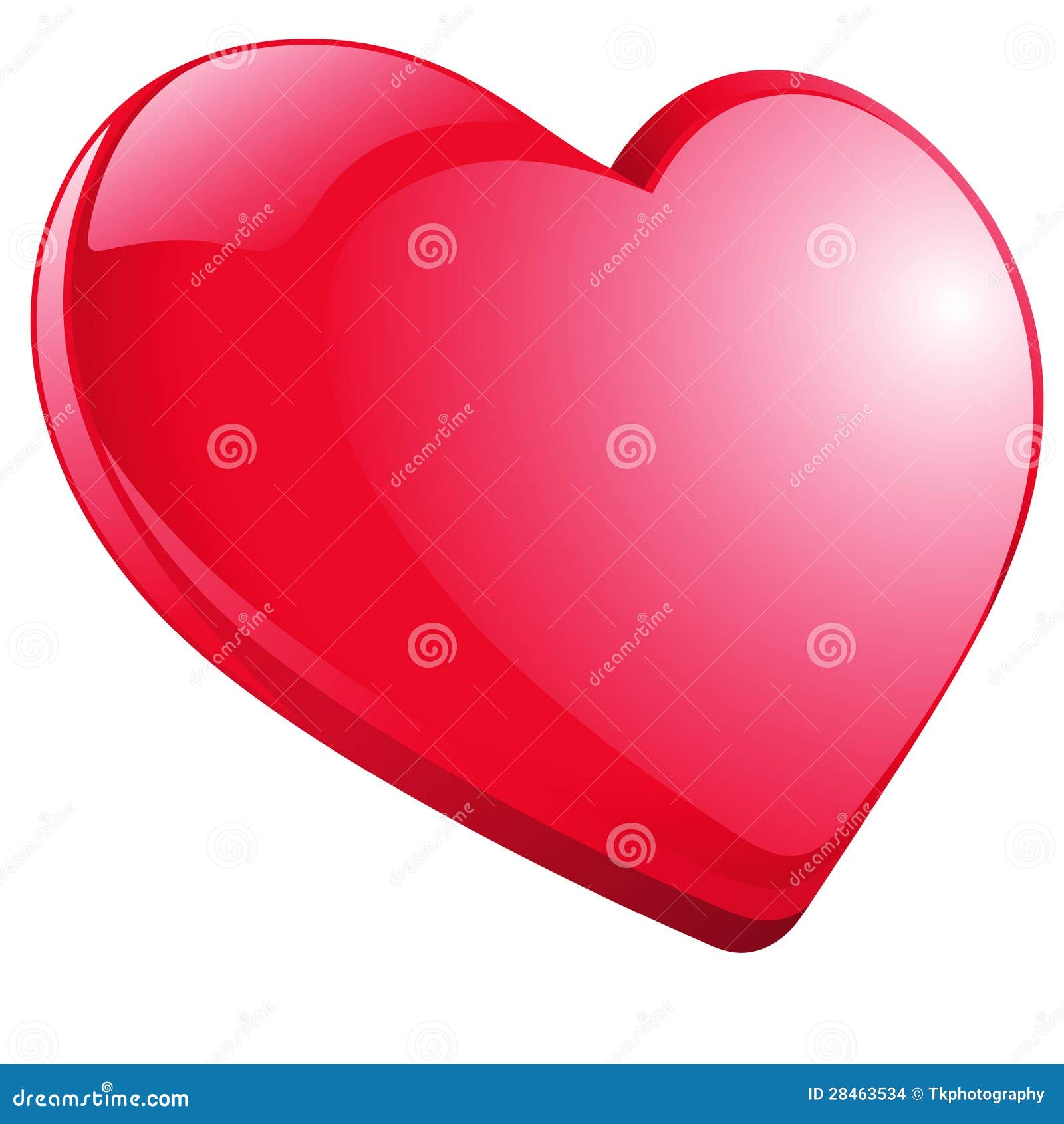 Grand coeur rouge illustration stock. Illustration du fond - 28463534