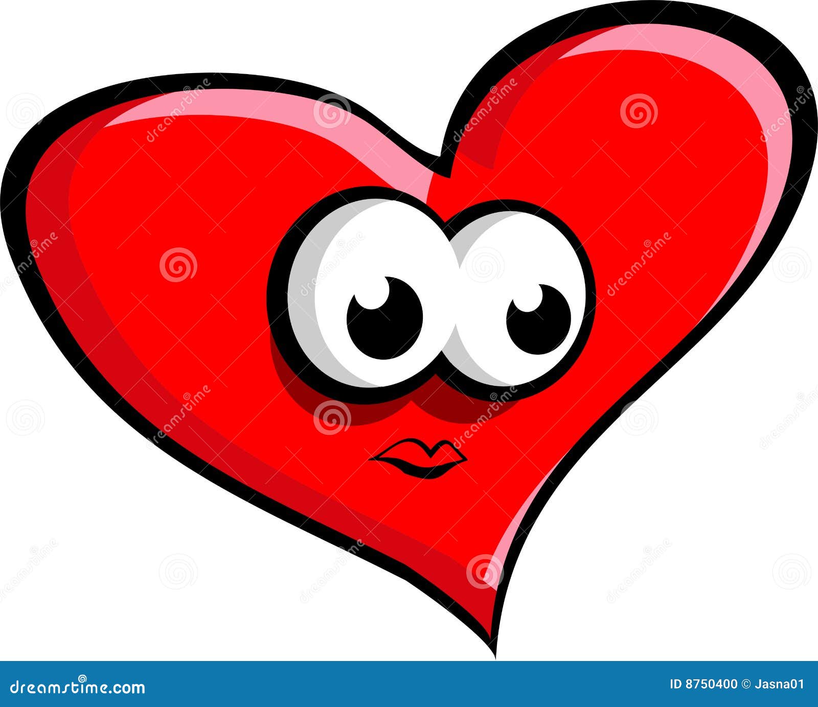 Grand coeur rouge illustration stock. Illustration du fond - 8750400