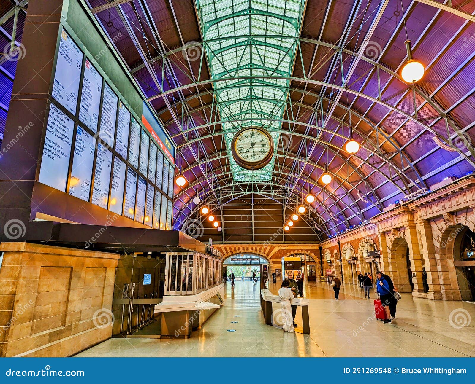 Grand Concourse, Central Railway Station, Sydney, Australia Editorial ...