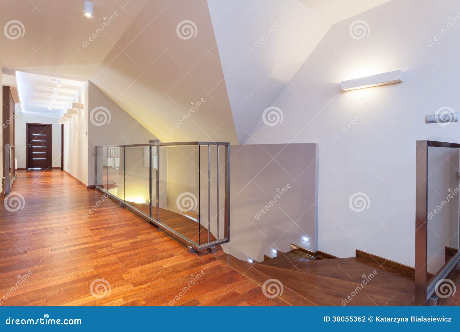 Grand Design - Second Floor Stock Photo - Image of corridor, mansion ...