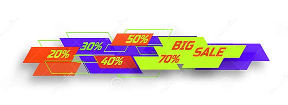 Grand drapeau de vente illustration de vecteur. Illustration du effet ...