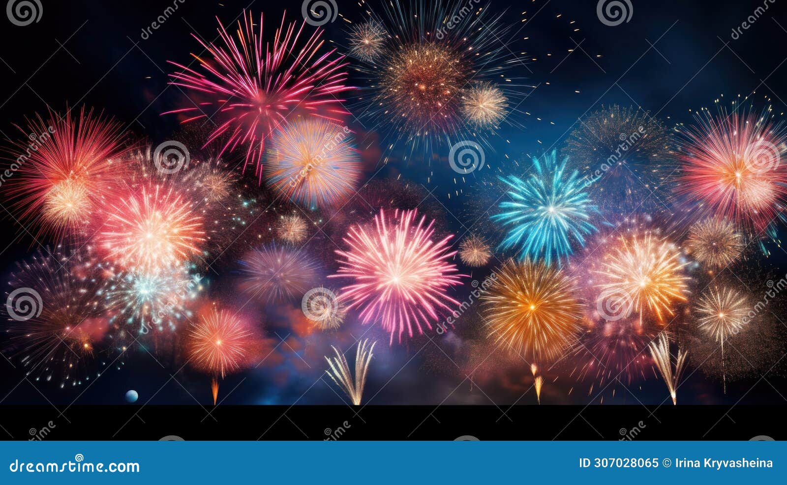 The Grand Finale of Any Carnival is the Fireworks Display, Stock Image ...