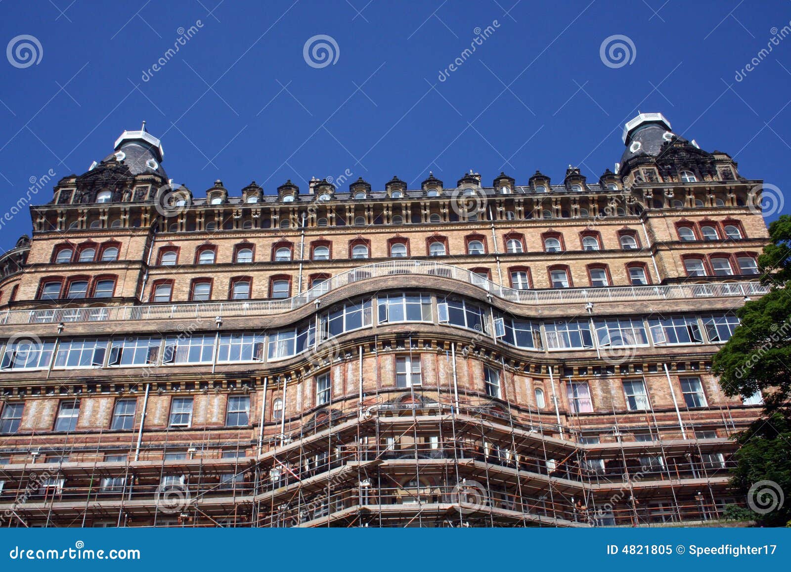 Grand Gothic Hotel stock image. Image of place, scarborough - 4821805