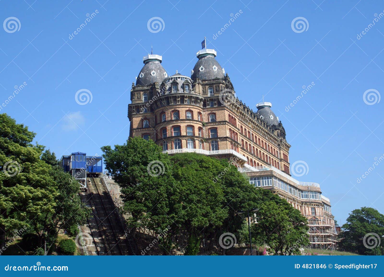 Grand Gothic hotel stock photo. Image of historical, place - 4821846