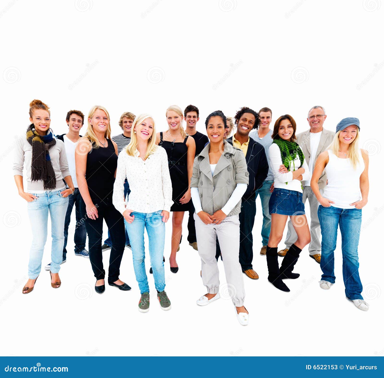 Grand Groupe De Gens Occasionnels Image stock - Image du lumière, fond ...