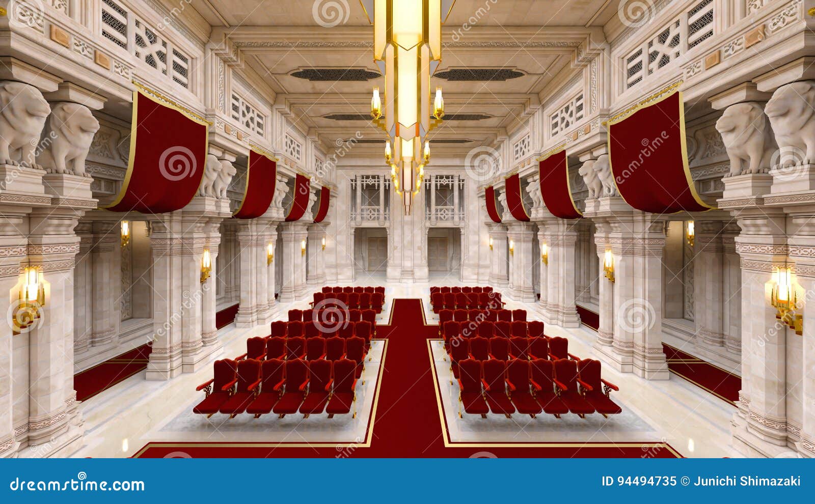 Grand hall stock image. Image of chair, gorgeousness - 94494735