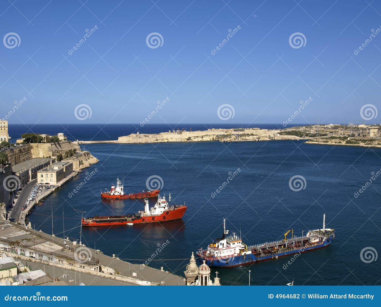 The Grand Harbour stock photo. Image of maritime, unique - 4964682