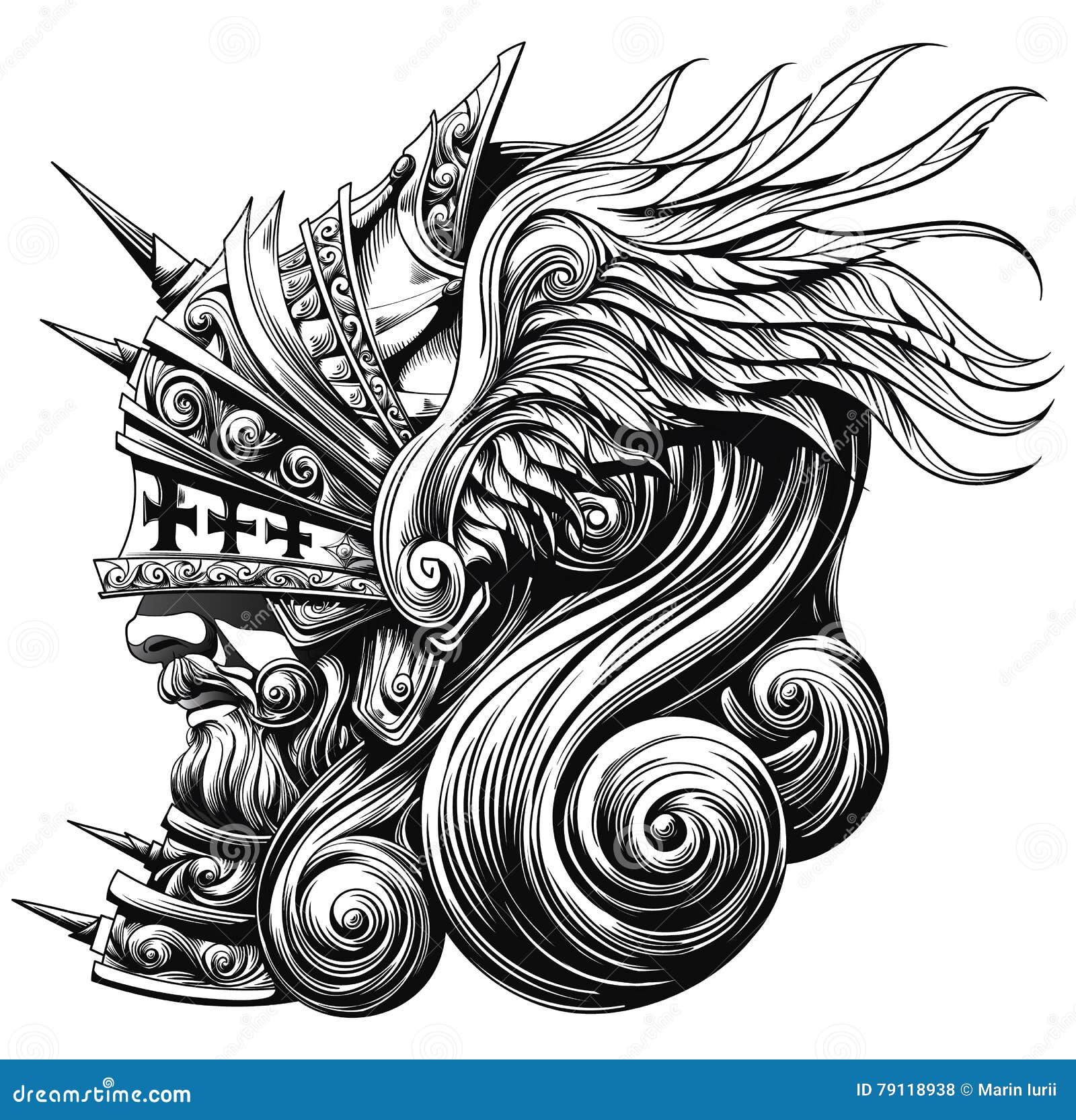 Grand knight stock vector. Illustration of manly, helmet - 79118938