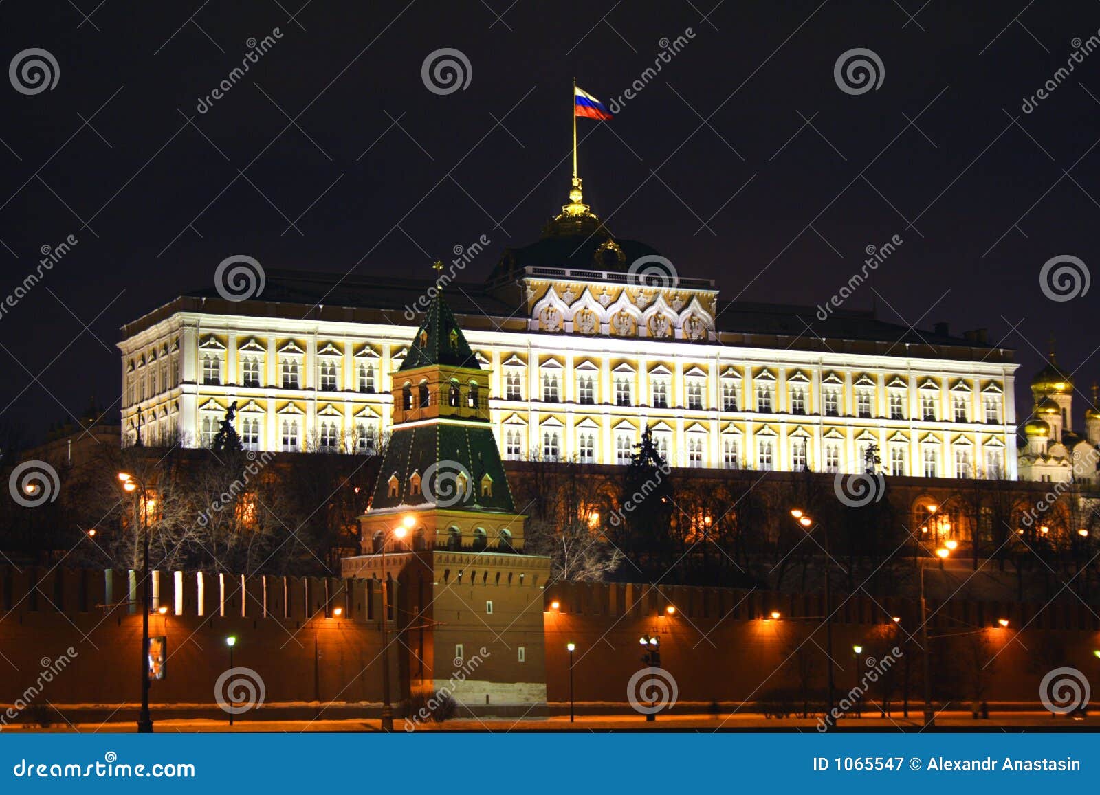 Grand Kremlin Palace. stock image. Image of aged, cold - 1065547