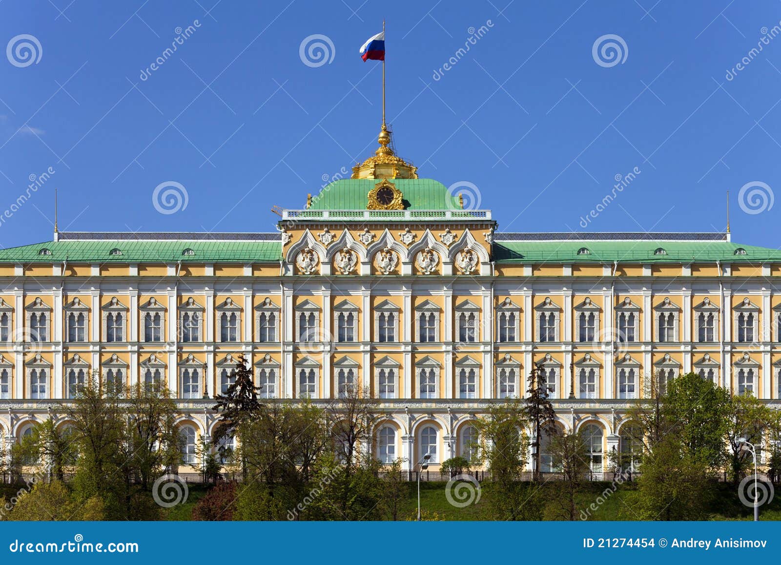 Grand Kremlin Palace. stock photo. Image of capital, moscow - 21274454