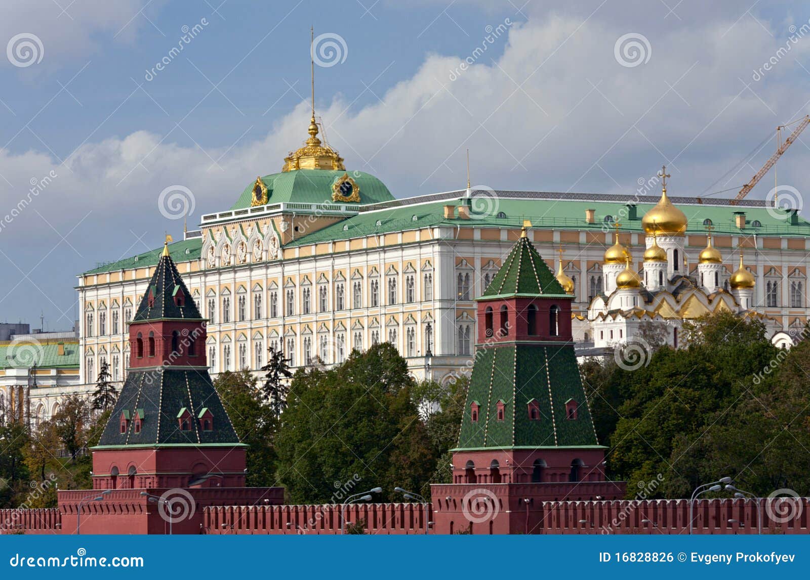 Grand Kremlin Palace, Moscow Stock Photo - Image of tower, moscow: 16828826