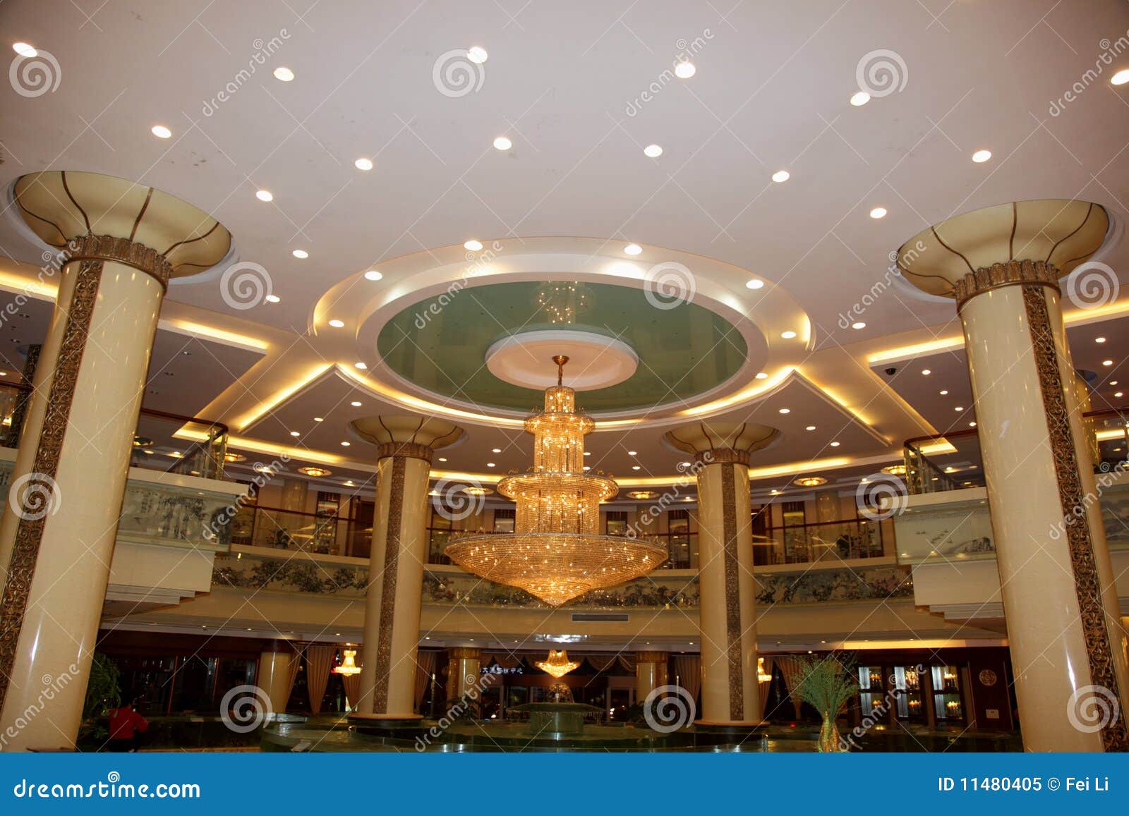 Grand Luxurious Hotel Hall Stock Photography | CartoonDealer.com #39757364