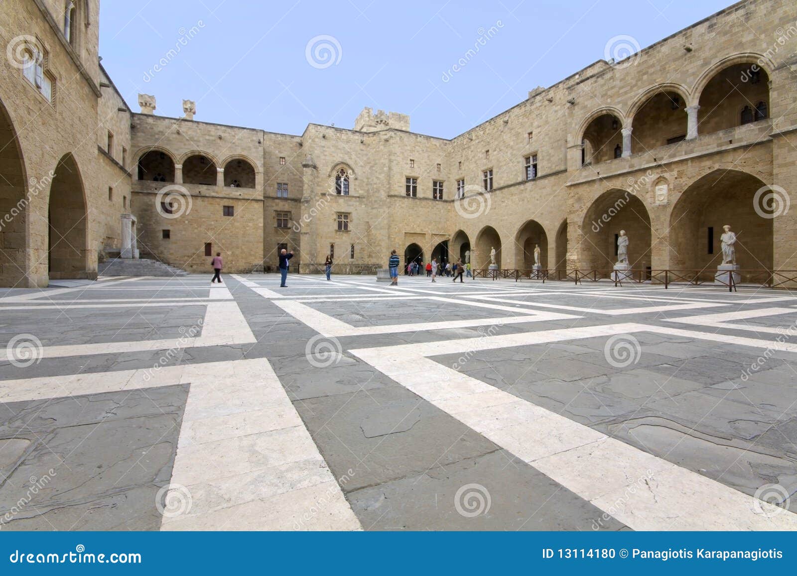 Grand Master S Palace at Rhodes, Greece Stock Photo - Image of ...