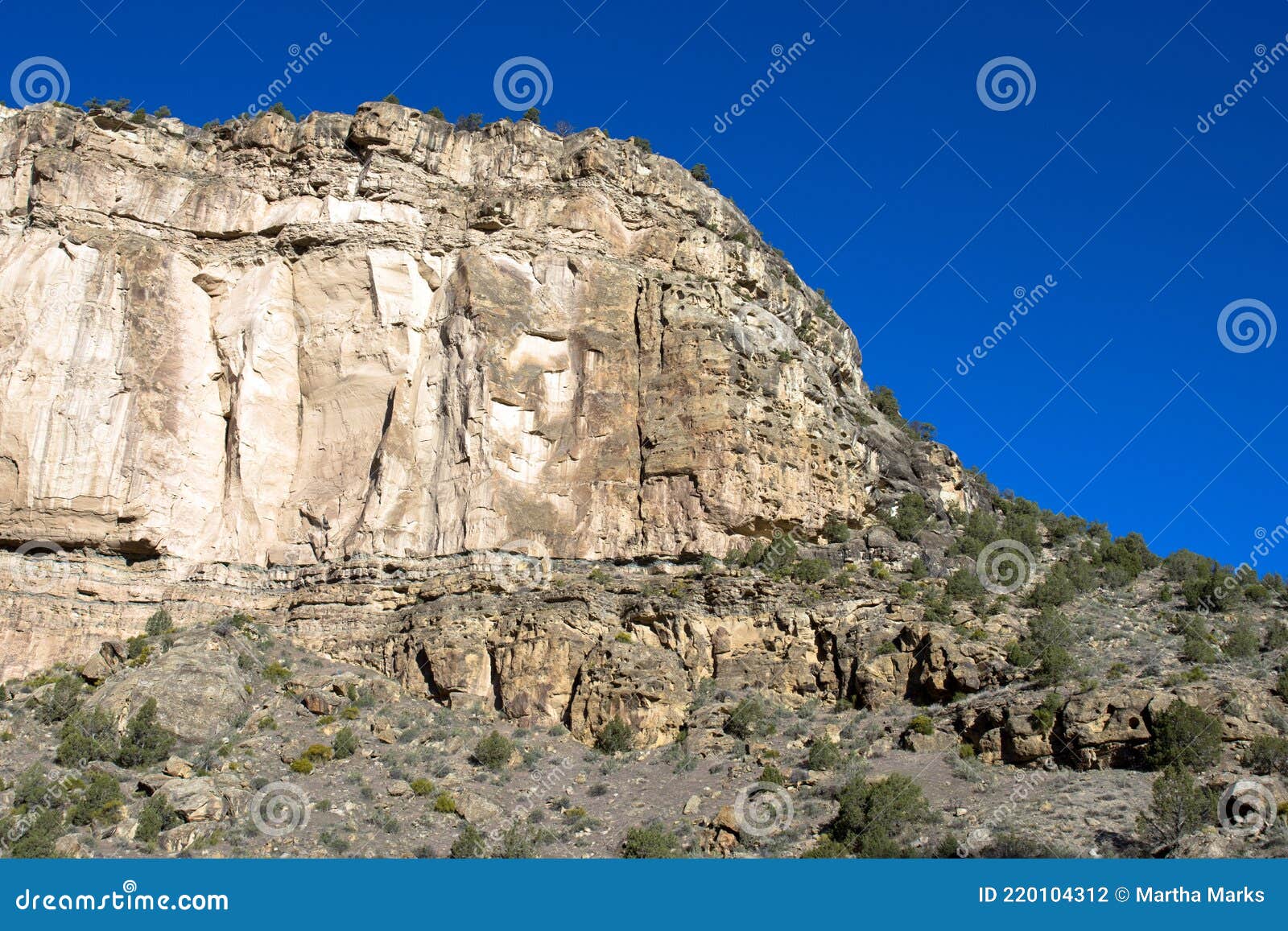 Massive Cliffs Atop Grand Mesa in Colorado Stock Photo - Image of mesa ...