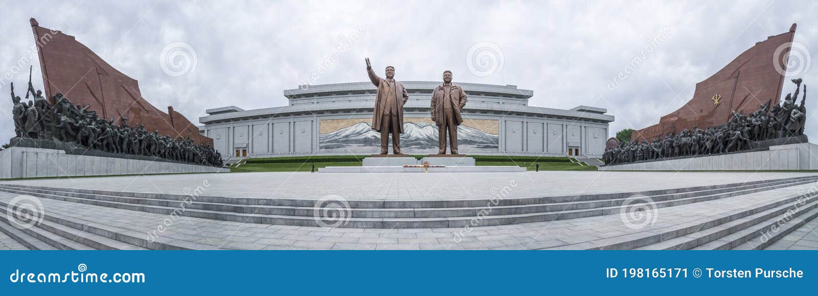 Grand Monument Panorama, Pyongyang, North Korea Editorial Photo - Image ...